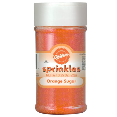 Wilton Sprinkles Colored Sugar, Orange | Ace Food Handler